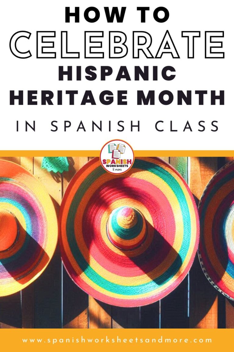 Easy Hispanic Heritage Month Activities To Try In Your Spanish Class